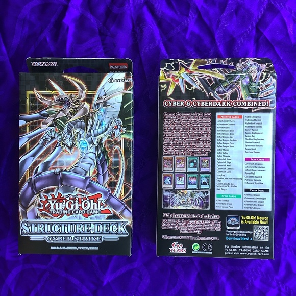 Konami | Toys | Yugioh Cyber Strike Structure Deck Dragons And Machines ...